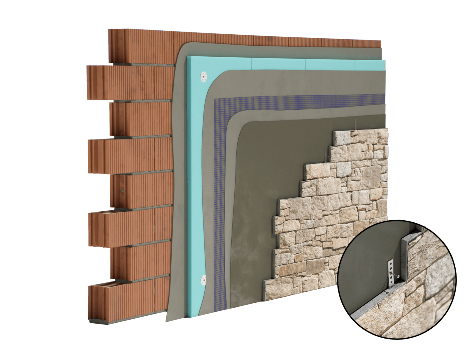 Système ITE - Cupa Stone | France