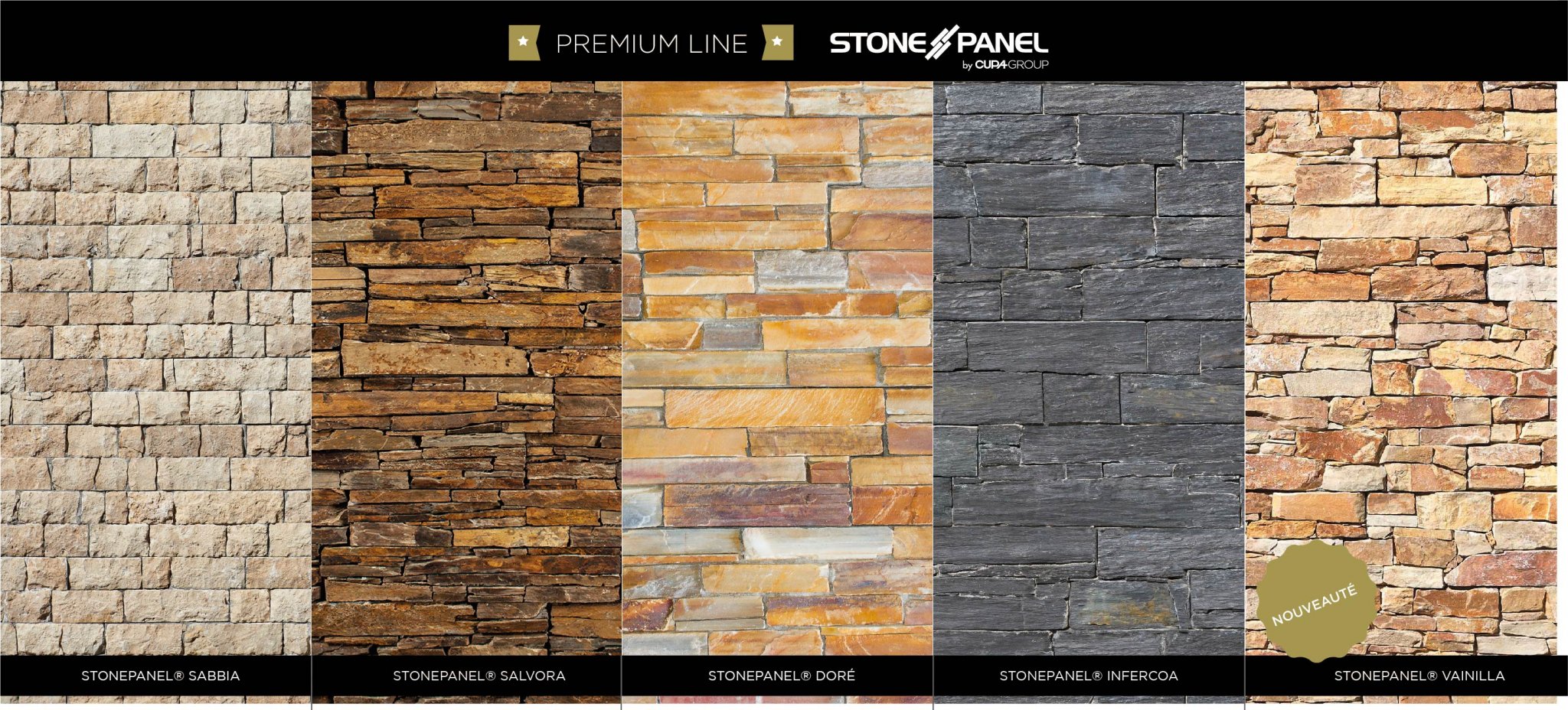 Nouvelle addition à la collection premium: Stonepanel Vainilla